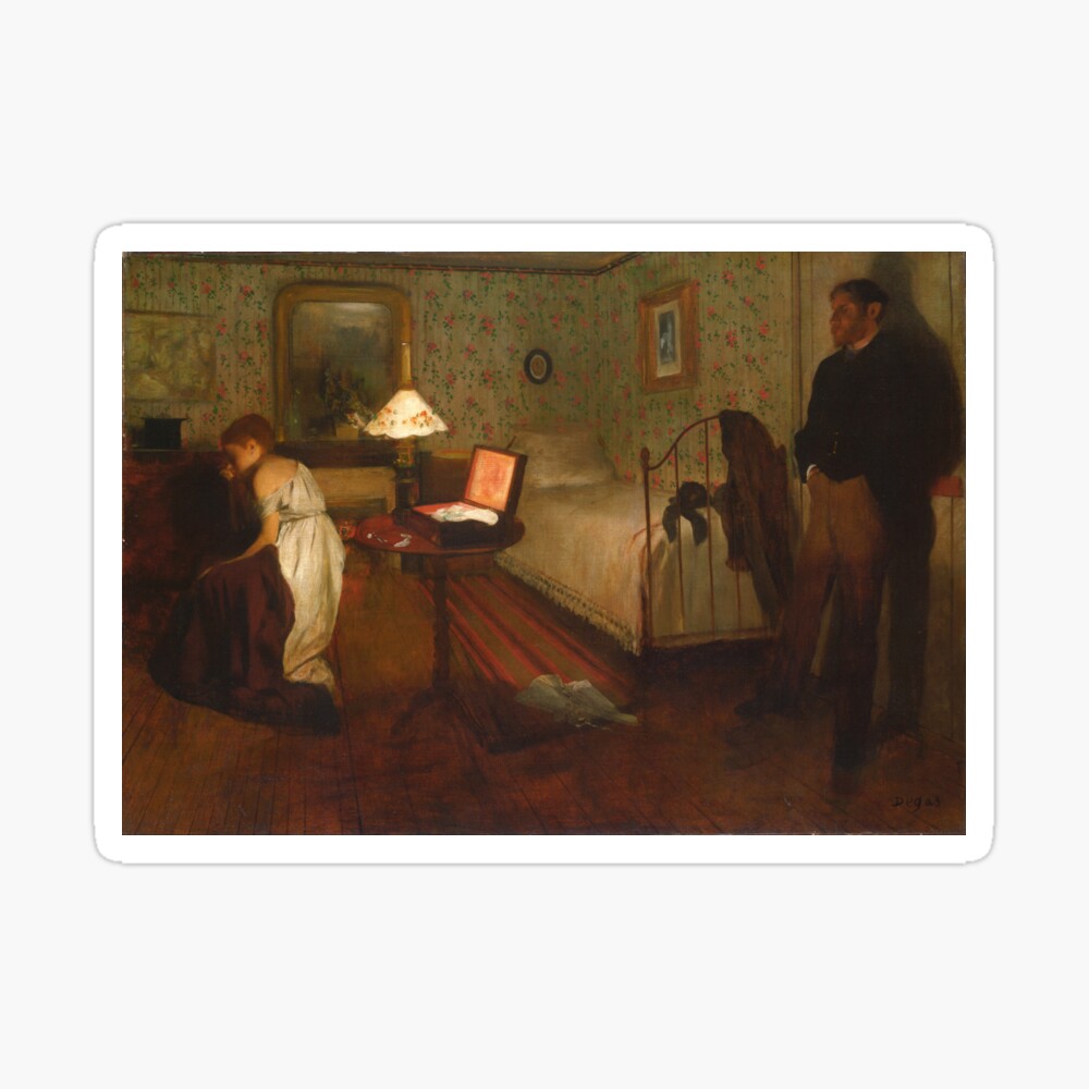 Edgar Degas Interior. Race Horses, 1885-88 by Edgar Degas