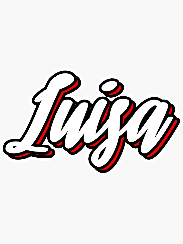 "Luisa first name - hand lettering design" Sticker for Sale by sulies ...