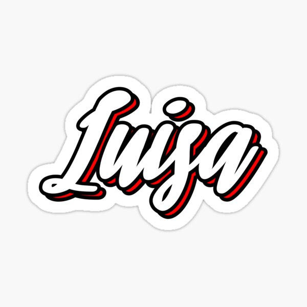 "Luisa first name - hand lettering design" Sticker for Sale by sulies ...