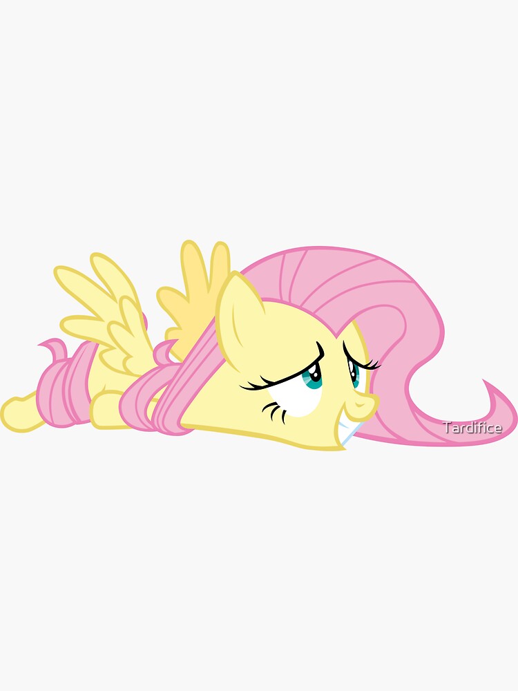 "Fluttershy" Sticker by Tardifice | Redbubble