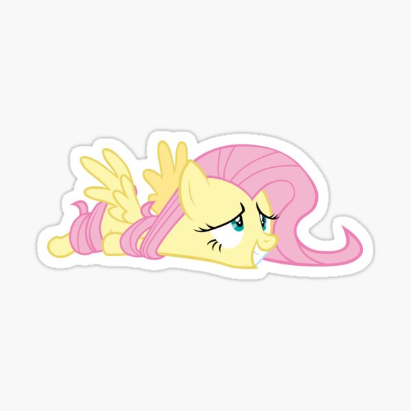 "Fluttershy" Sticker by Tardifice | Redbubble