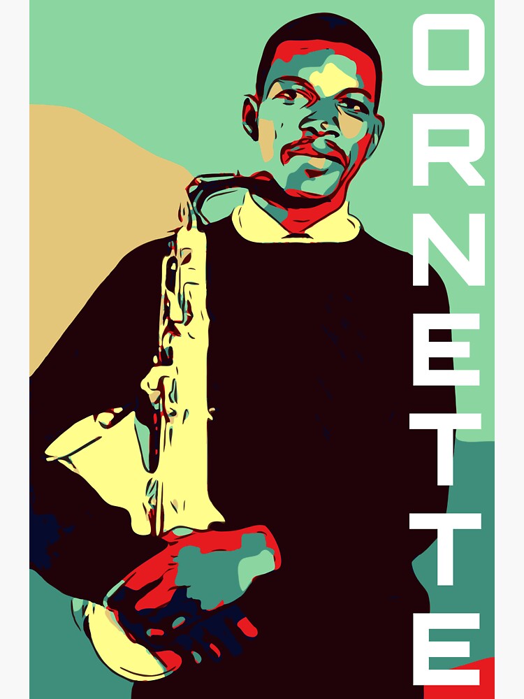 "Ornette" Sticker for Sale by Corry-Bros | Redbubble