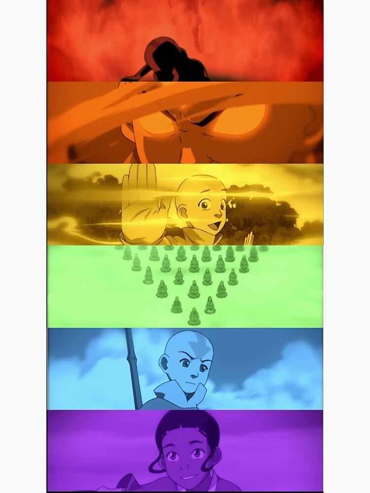 "avatar pride flag" Sticker for Sale by honeylocust | Redbubble