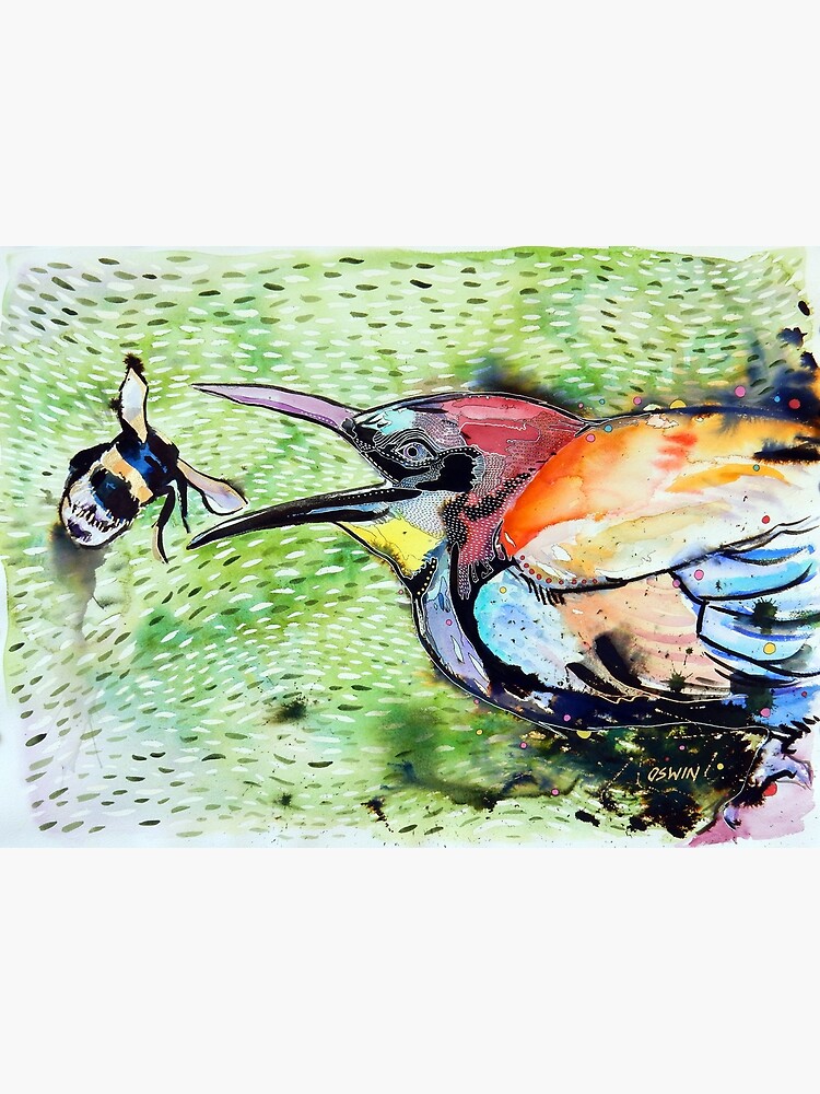 "Rainbow Bee-eater" Art Print by poswin | Redbubble