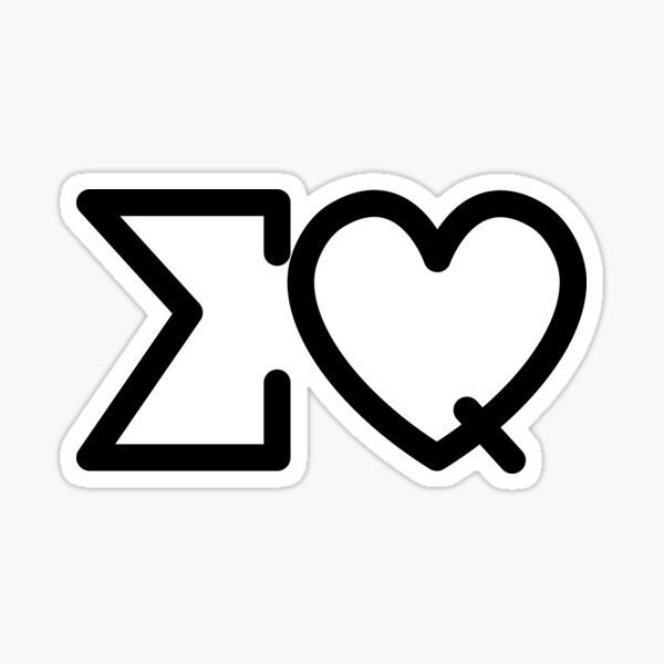 "EQ Logo - Black " Sticker by Ethical-Queer | Redbubble