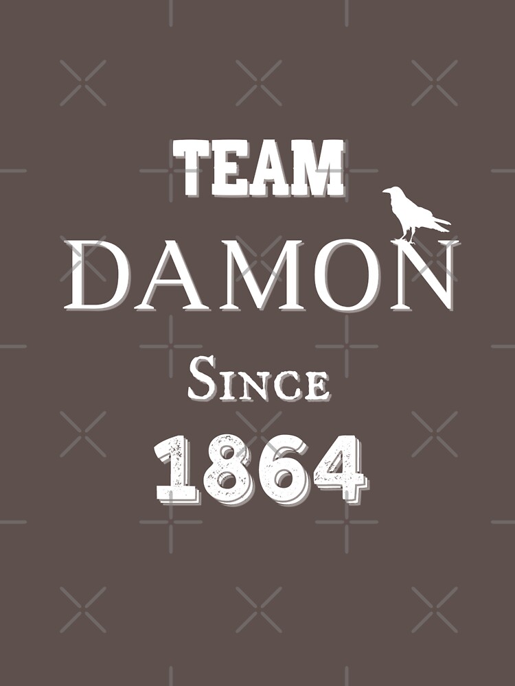 "Team Damon since 1864 (white) #3" Essential T-Shirt for Sale by ...