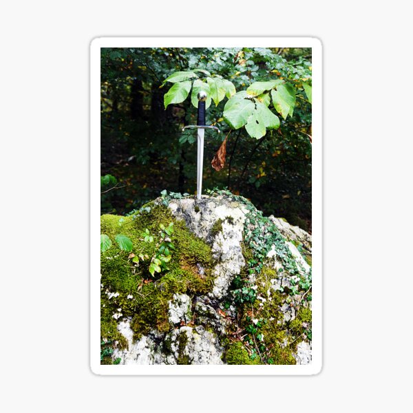 "Excalibur" Sticker by Denis Charmot | Redbubble
