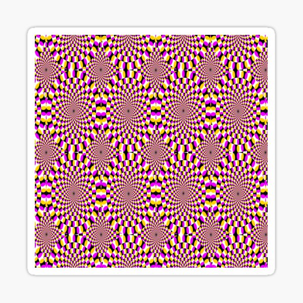 "Hypnosis circle Design" Sticker by 42youbest | Redbubble