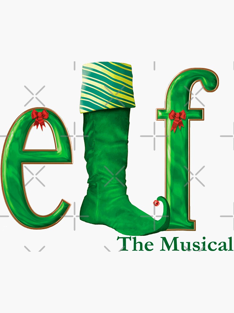 "ELF LOGO 2" Sticker for Sale by Leyzel | Redbubble