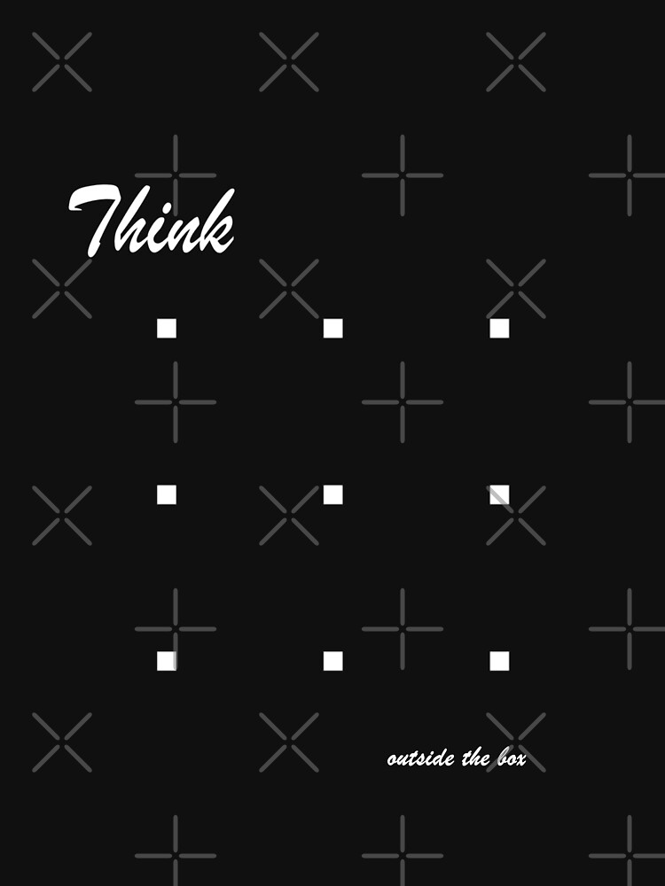 "9 dots quiz white design" T-shirt by evanner | Redbubble