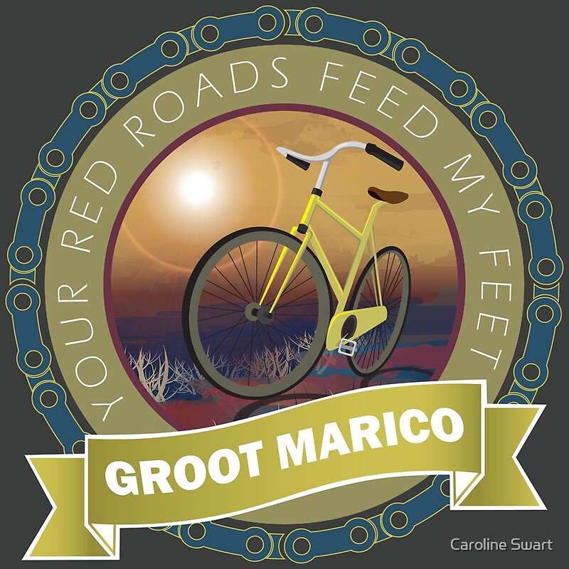 "Groot Marico Bicycle" by Caroline Swart | Redbubble