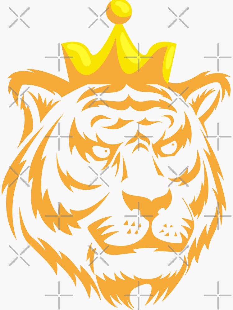 "Tiger King" Sticker by MoohAs | Redbubble