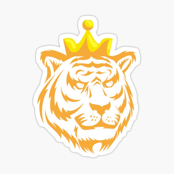 "Tiger King" Sticker by MoohAs | Redbubble