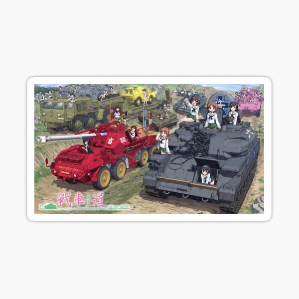 Sticker: Girls Und Panzer | Redbubble