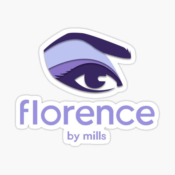 "Florence By Mills - Eye Shadow" Sticker for Sale by vishalnair | Redbubble