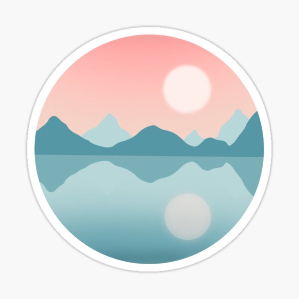 "Lake sticker" Sticker by ethanscreatz | Redbubble