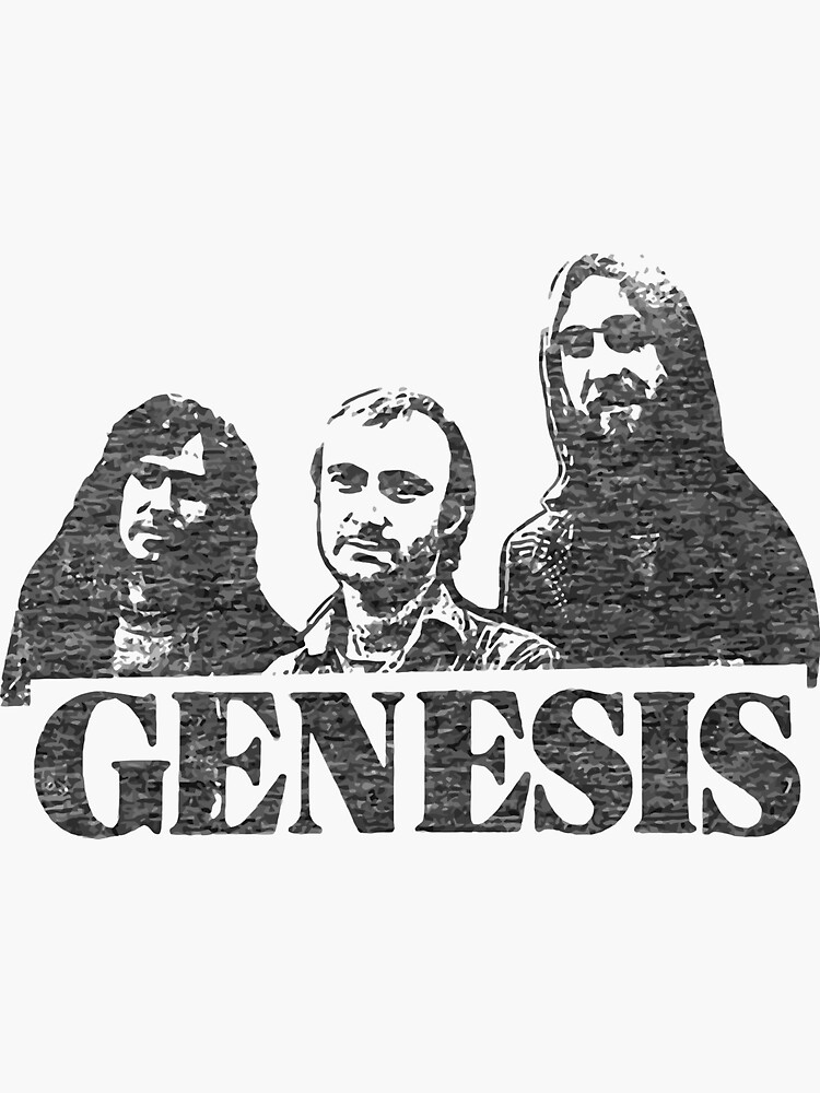 "Genesis UK Single Women Casual Tee phil collins" Sticker for Sale by ...