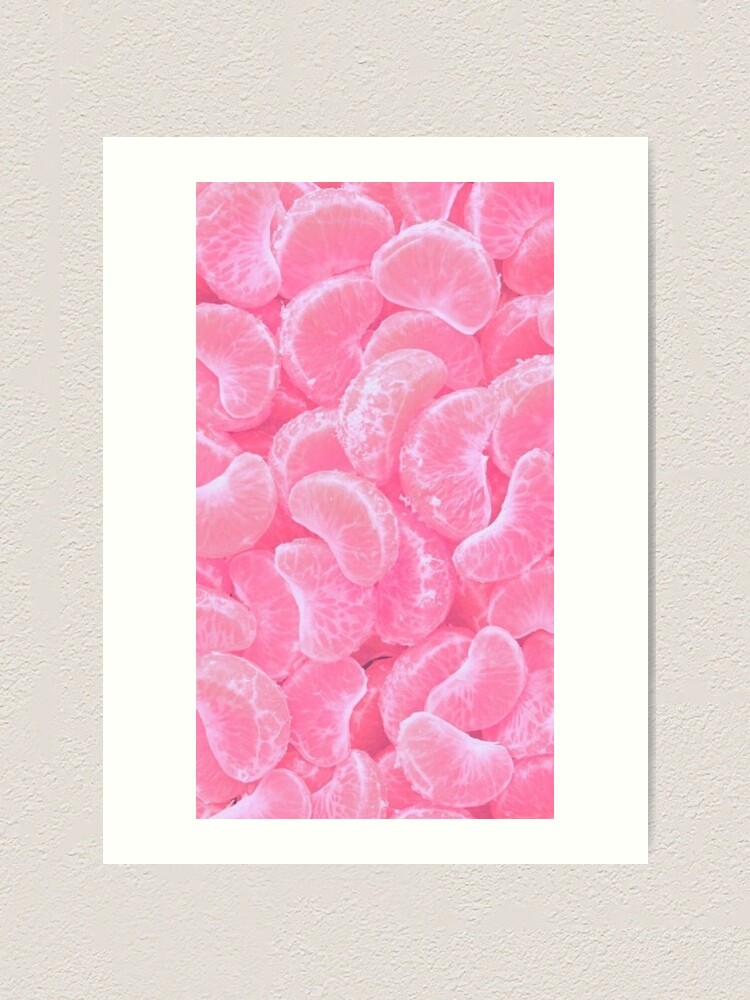 "Pink tangerine pantone colors " Art Print for Sale by softlycarol ...