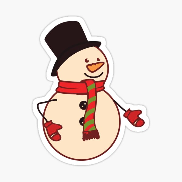 "Frosty the Snowman" Sticker by chark70 | Redbubble
