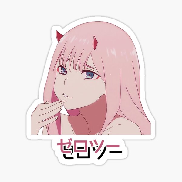 "Zero Two Stickers and Magnets | ゼロツー " Sticker for Sale by ...