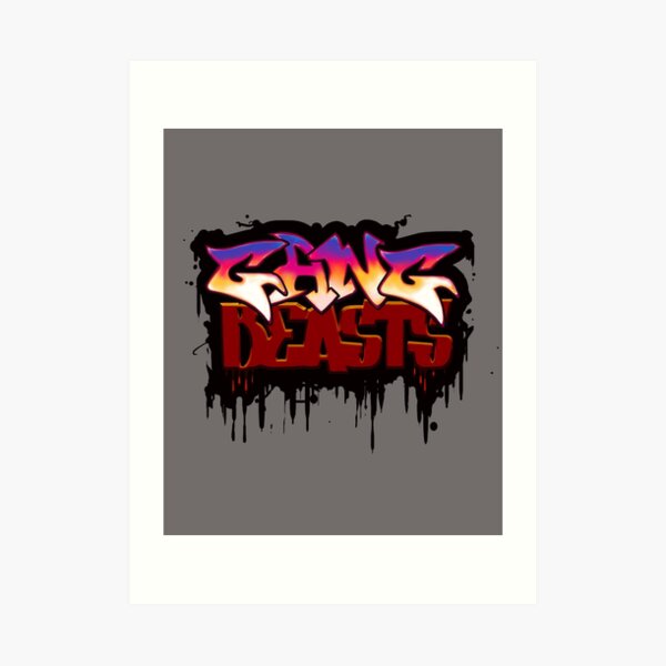 "Men Gang Beasts Logo Design" Art Print for Sale by IleanaHunter89 ...