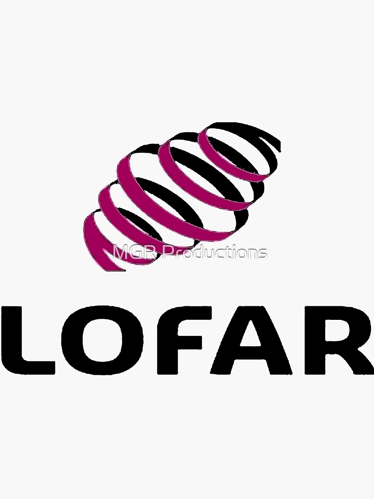 "LOFAR Logo for Light Colors" Sticker by Quatrosales | Redbubble
