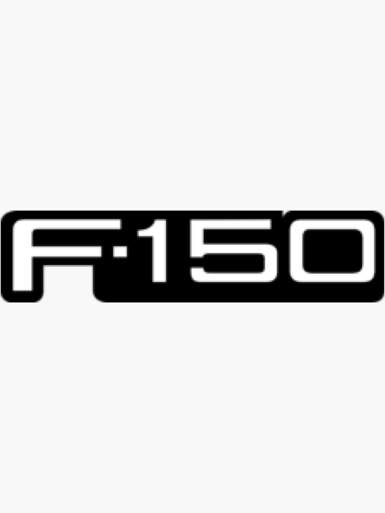 "Ford F-150 Logo" Sticker by happiness18 | Redbubble