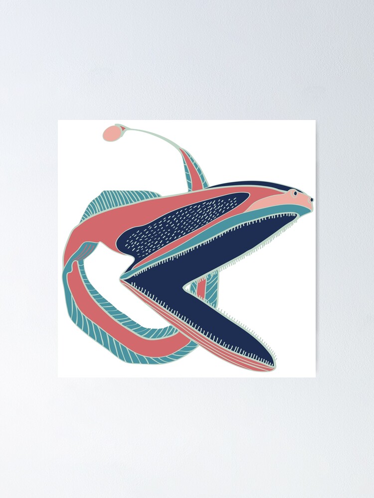 "Deep-sea fish" Poster for Sale by svggods | Redbubble
