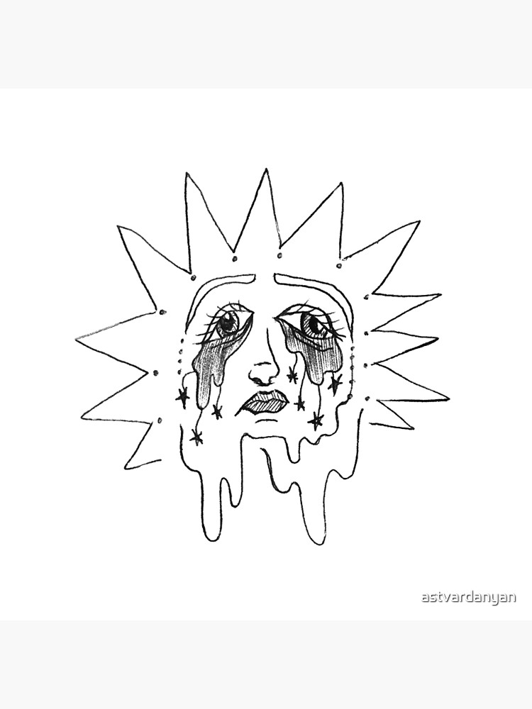 "sad sun" Poster by astvardanyan | Redbubble