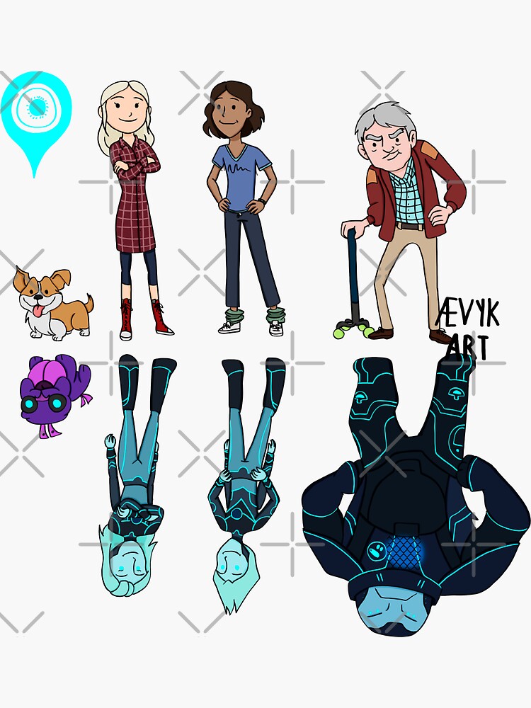 Pegatina «3 Below Grupo» de AEGF | Redbubble