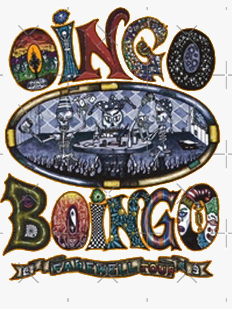 "oingo boingo design" Sticker for Sale by doitwithlove | Redbubble