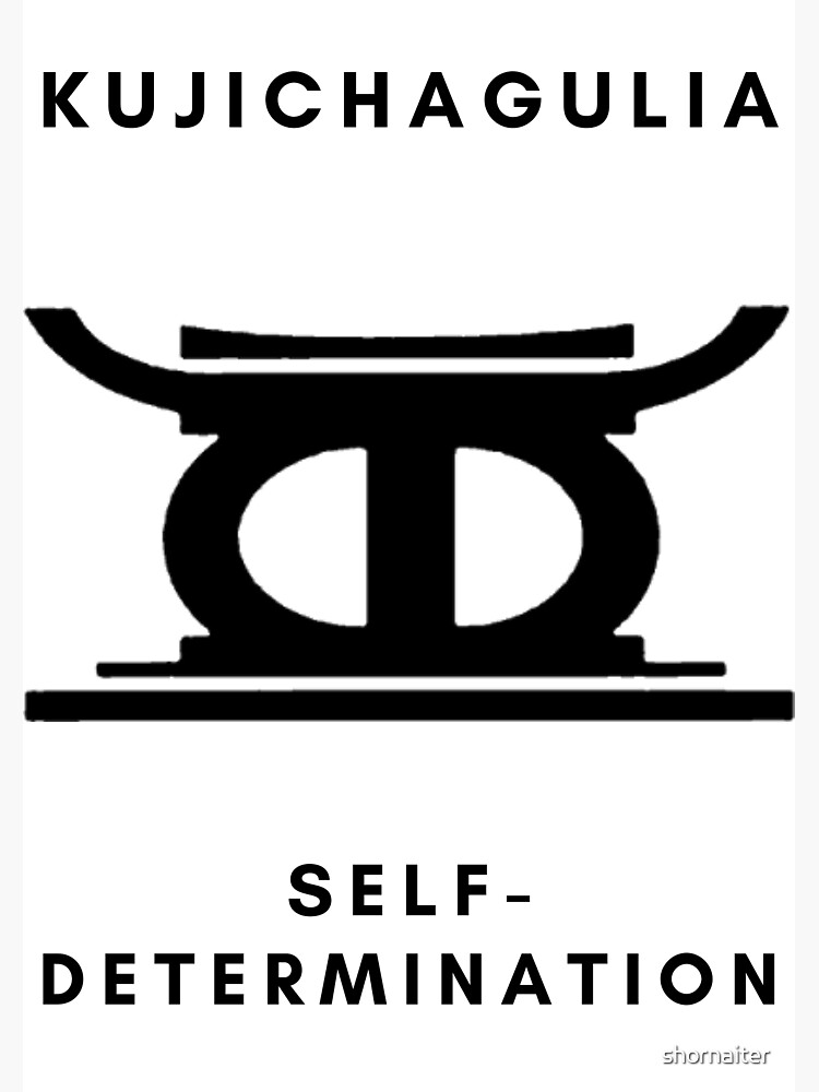 "Kujichagulia - Self-Determination" Poster by shornaiter | Redbubble