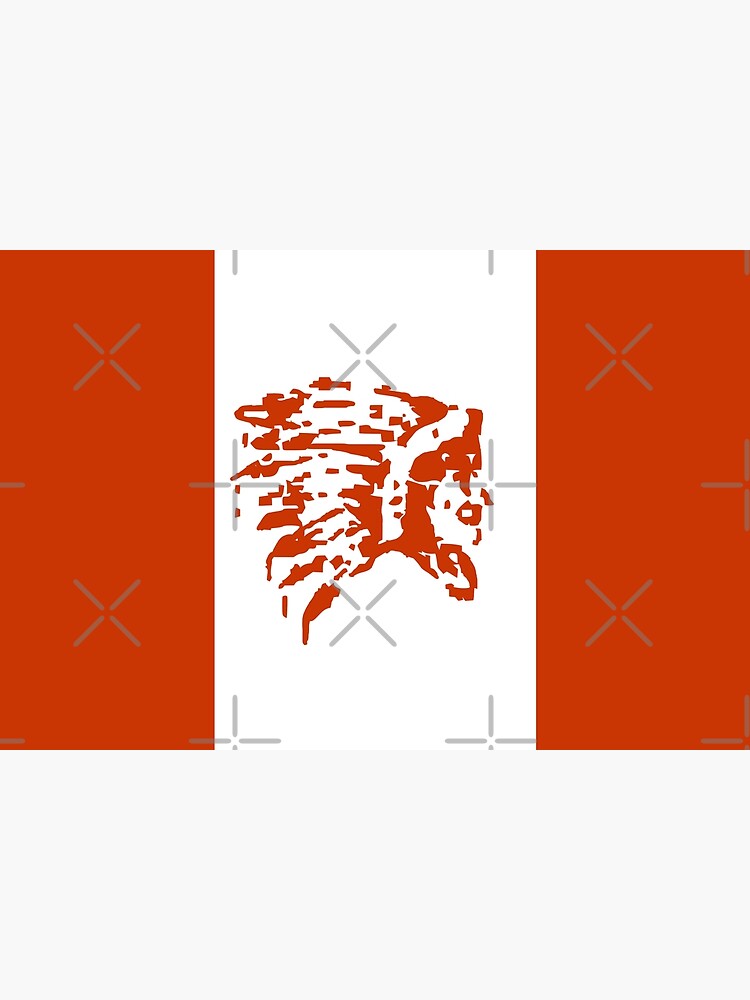 "Cree flag Canada red and white Indigenous Nations Canadian Native Land ...