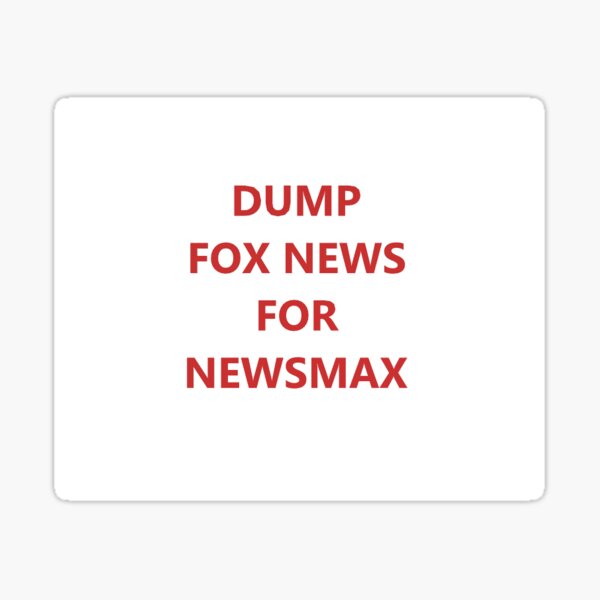 Newsmax Stickers | Redbubble