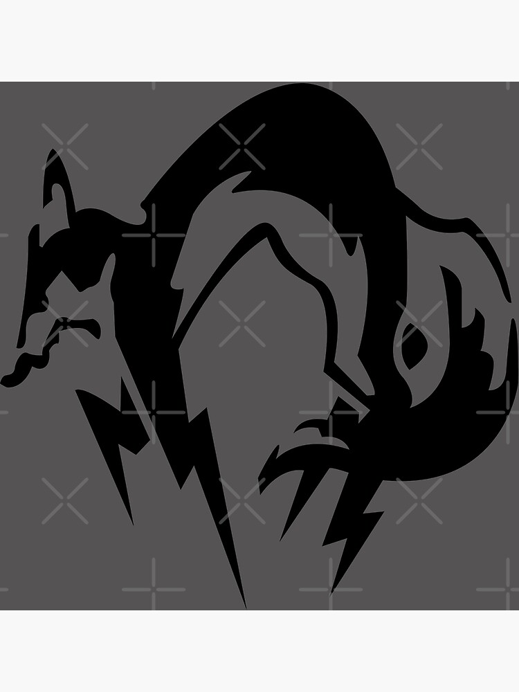 "Metal Gear Fox Logo B" Poster by haz5077 | Redbubble