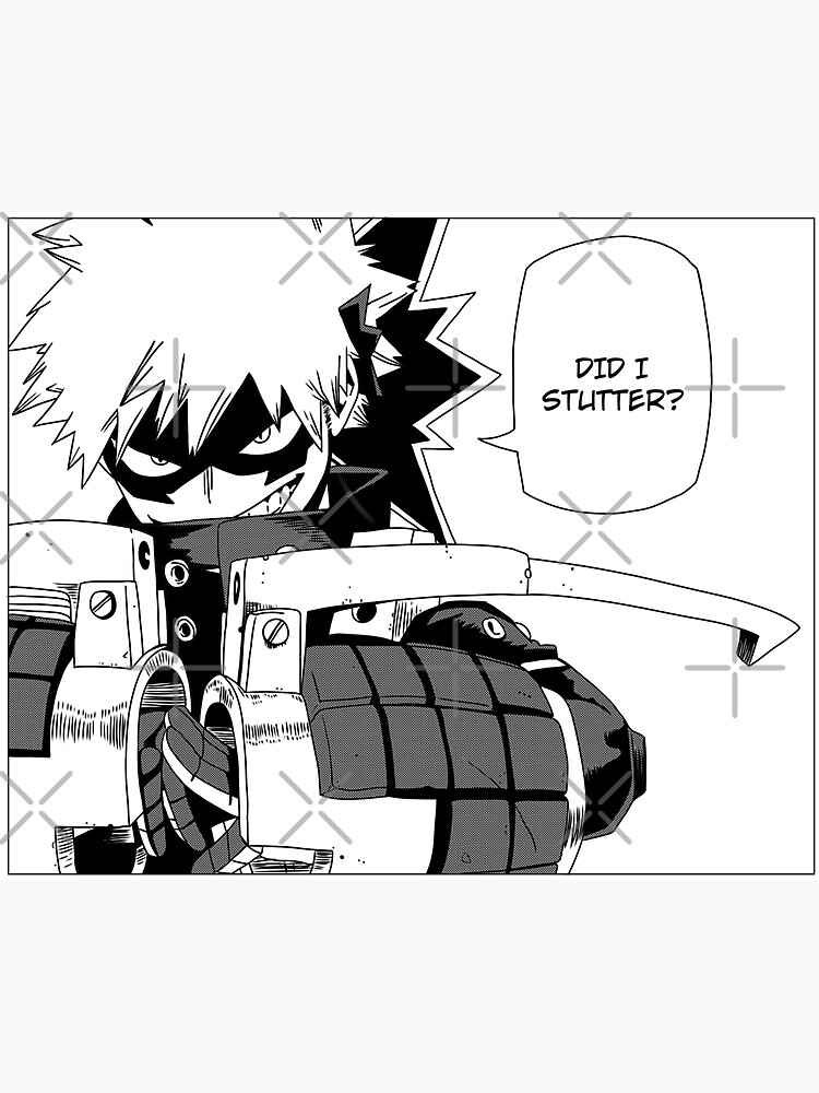 "did i stutter?" Sticker for Sale by ttalia | Redbubble