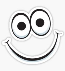 Cartoon Mouth Smile Stickers | Redbubble