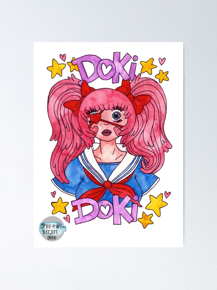 "Doki Doki!" Poster by octojazz | Redbubble