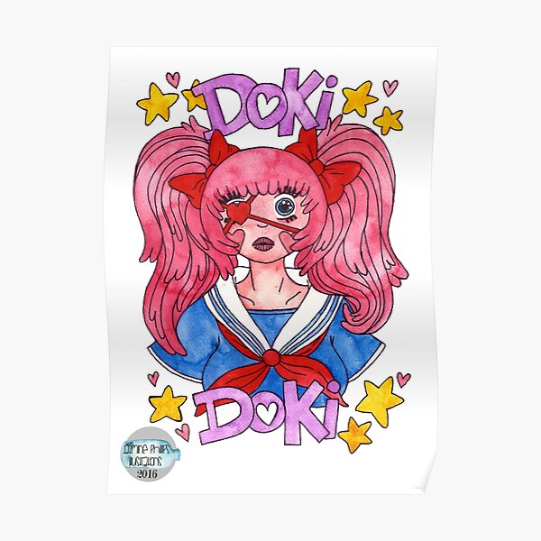 "Doki Doki!" Poster by octojazz | Redbubble
