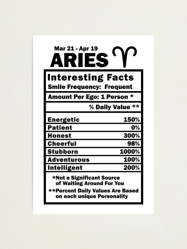 Aries Star Sign Personality
