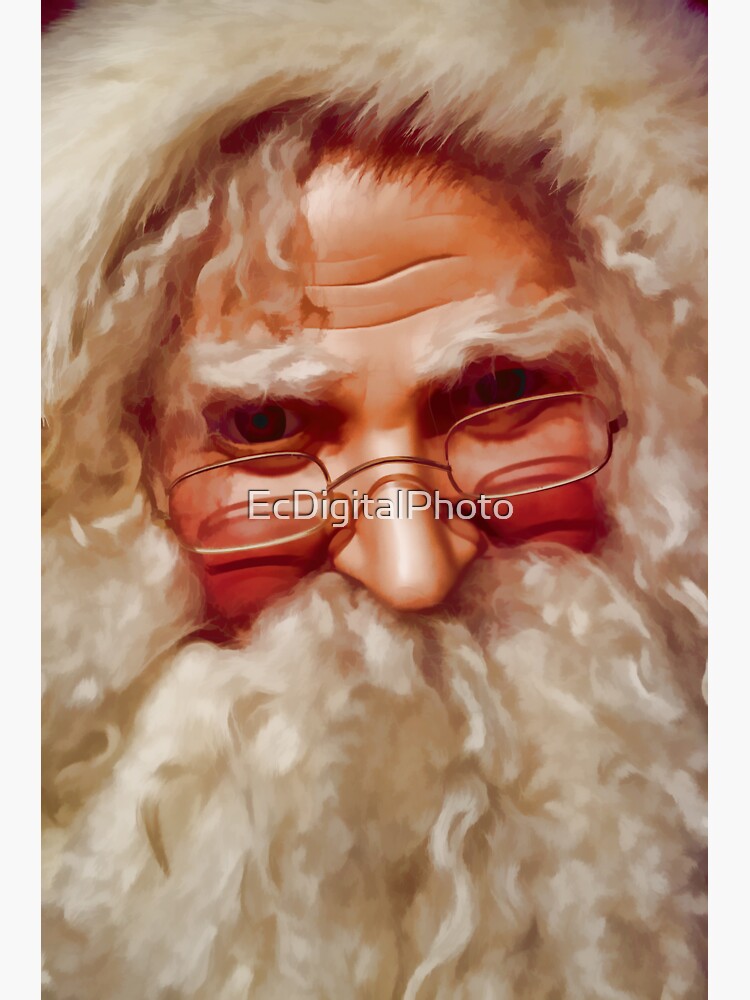 "Father Christmas" Sticker for Sale by EcDigitalPhoto | Redbubble