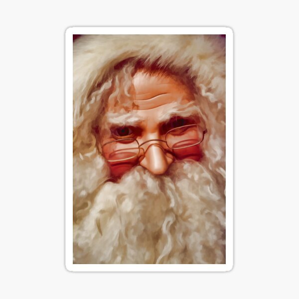 "Father Christmas" Sticker for Sale by EcDigitalPhoto | Redbubble