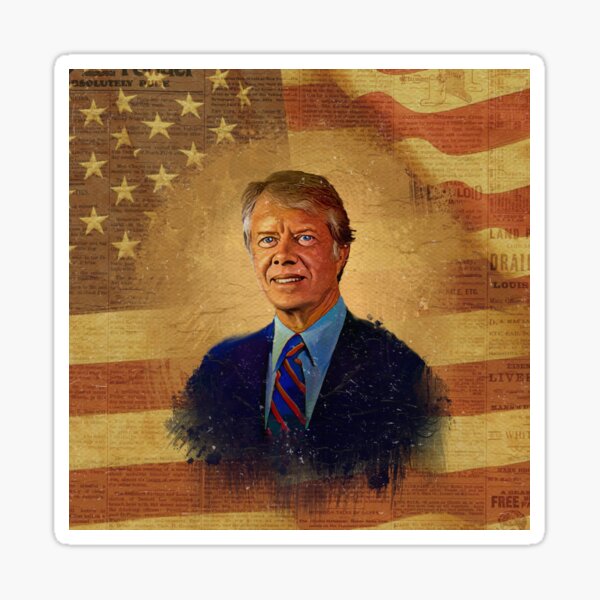 "Jimmy Carter" Sticker for Sale by Chrisjeffries24 | Redbubble