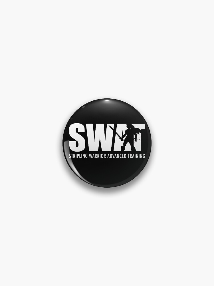 "SWAT - Stripling Warriors Advanced Training - White Logo" Pin for Sale ...