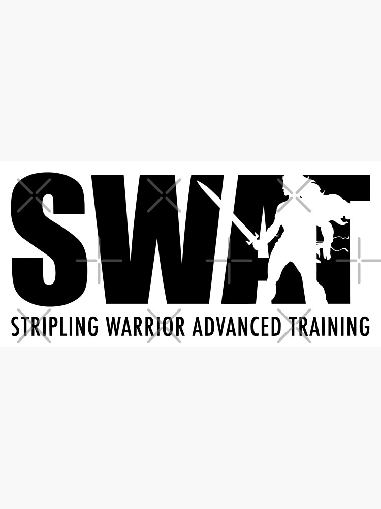 "SWAT - Stripling Warriors Advanced Training - Black Logo" Art Print ...