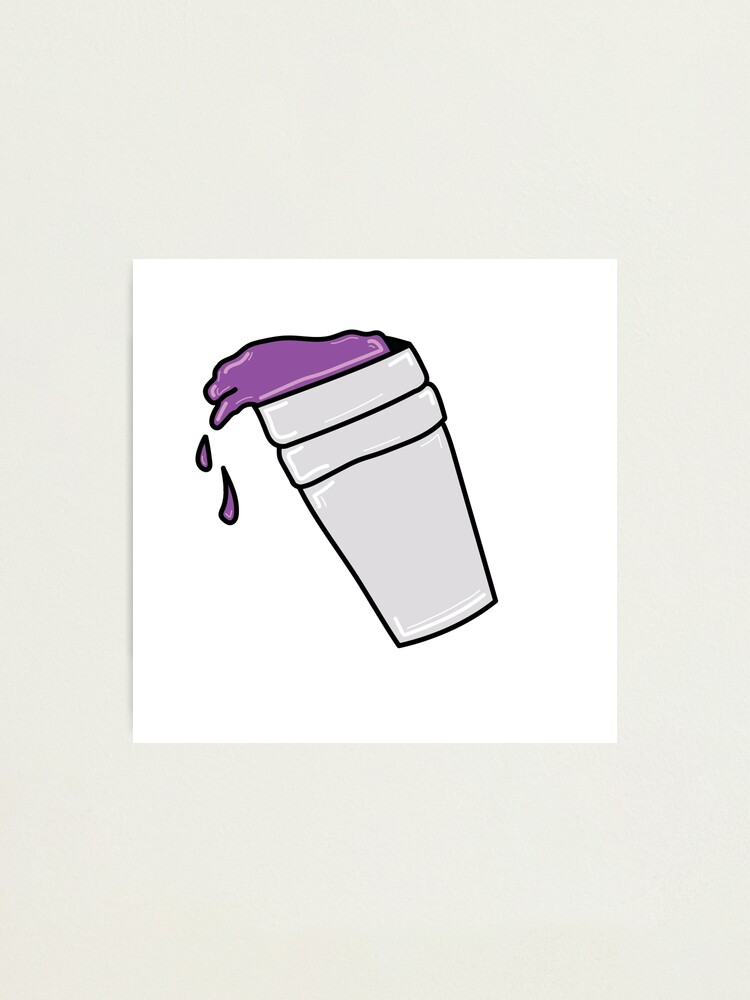 "Purple Lean Cup" Photographic Print by deauwp | Redbubble