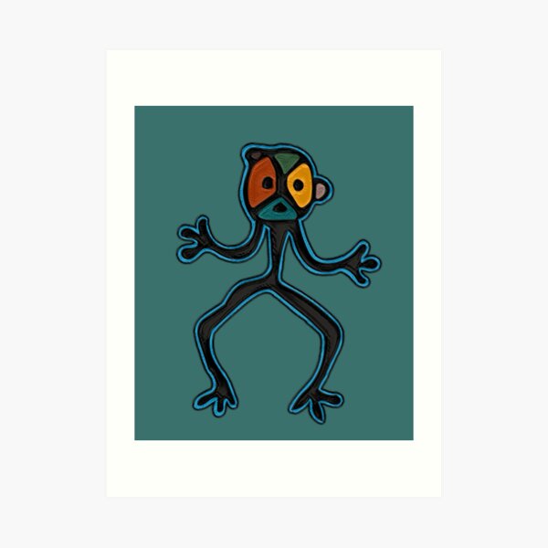 "Taíno Urayo Cacique Symbol Color" Art Print by liamaris | Redbubble