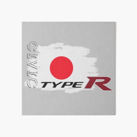 "CIVIC TYPE R" Art Board Print for Sale by PMA-Design | Redbubble