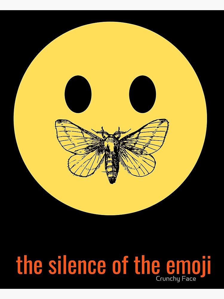 "Das Schweigen des Emoji" Fotodruck von tarbygirl | Redbubble