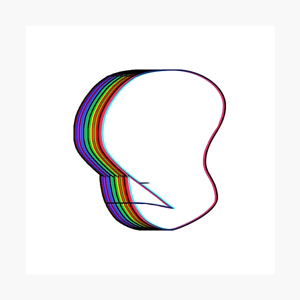 Lámina fotográfica «Dignity Los Simpson por Kirk Van Houten 3D Anaglyph ...